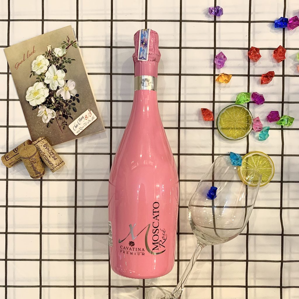 Moscato Cavatina Rose - Vang Ngọt Hương Vị Tinh Tế - Sàn Đồ Uống 24h